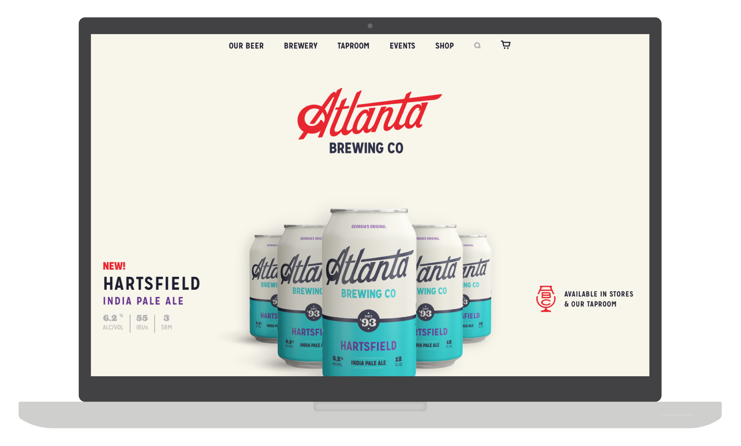 Rebranding Red Brick Brewing to Atlanta Brewing - CODO Design