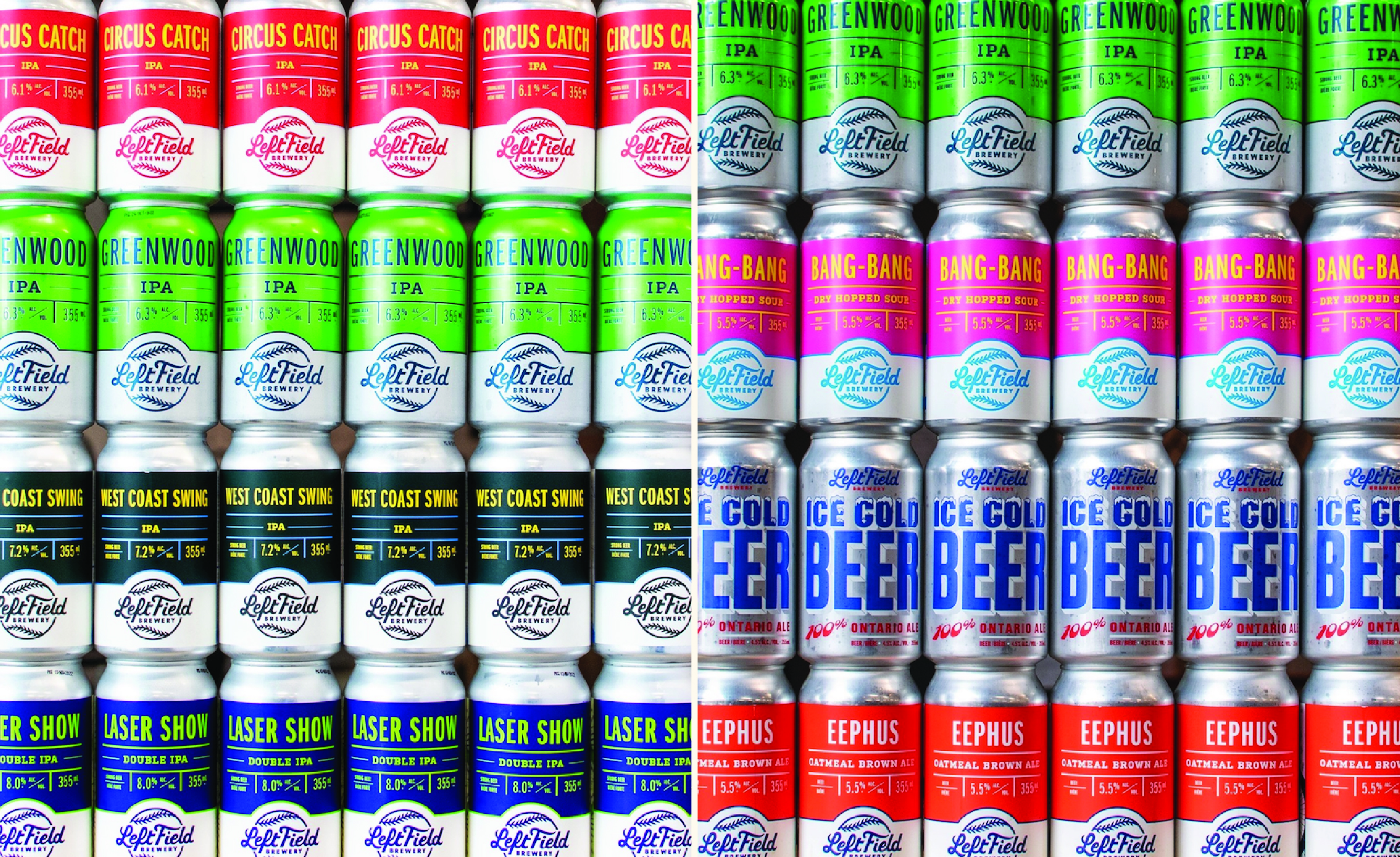 Left Field Brewery - Branding, Package Design - CODO Design
