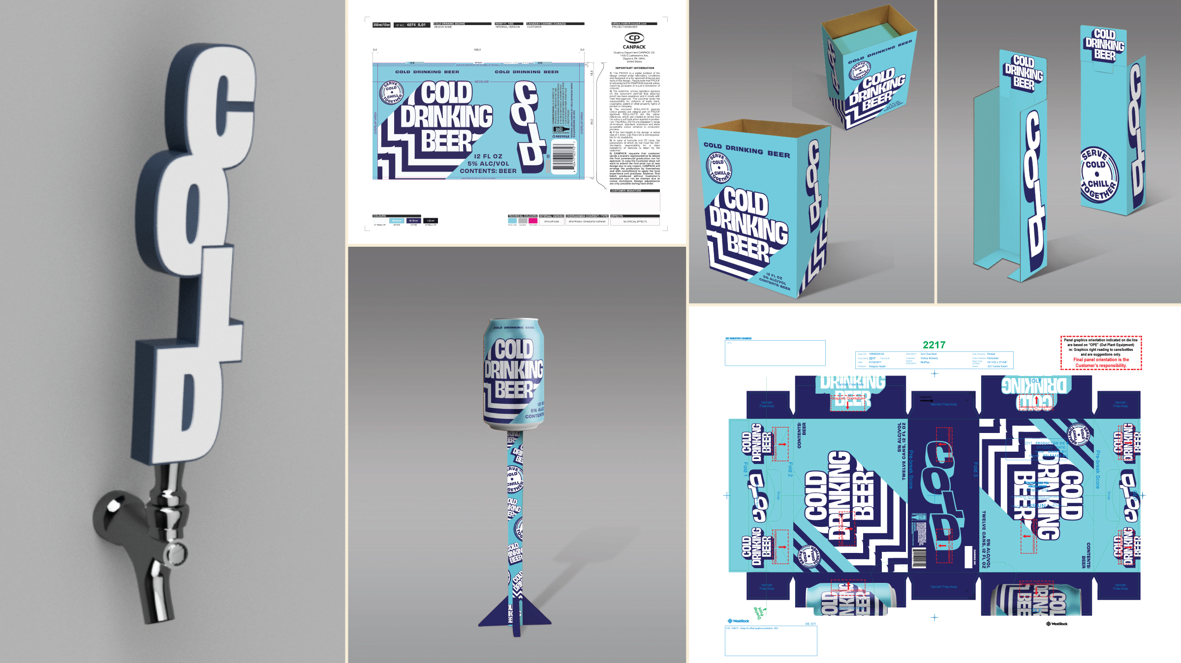 Building the Cold Drinking Beer Brand - CODO Design