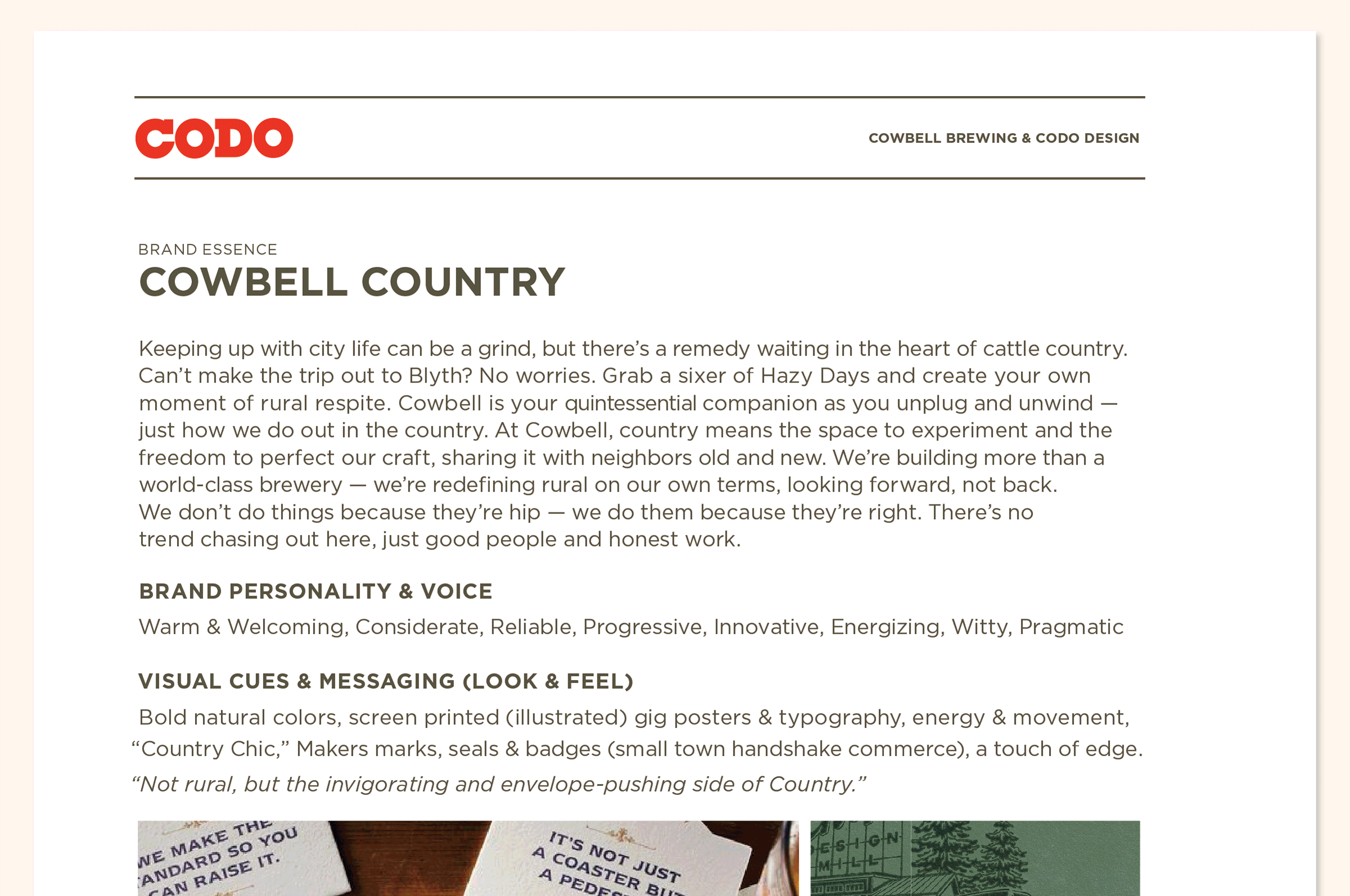How we Rebranded Cowbell Brewing - CODO Design